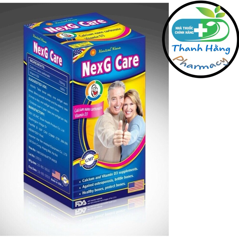 Viên uống canxi NexG care(hũ/100viên) | Shopee Việt Nam