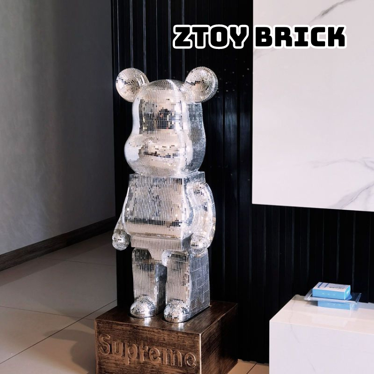 [ 50CM ] Bearbrick Gấu size to 50cm - 80cm blig blig lấp lánh , trang ...
