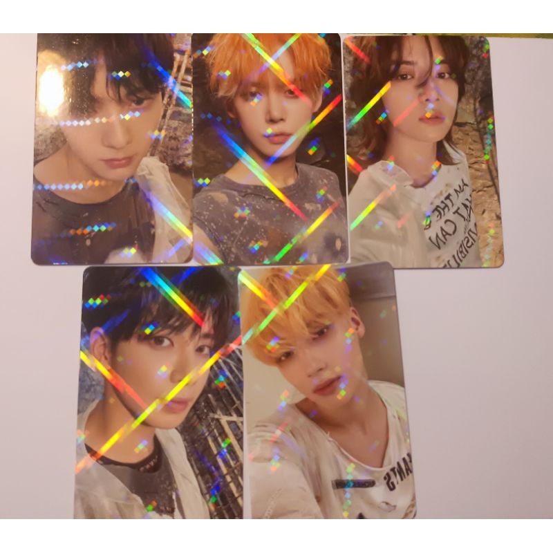 thẻ ảnh photocard TXT freefall pob weverse japan official hologram lấp ...