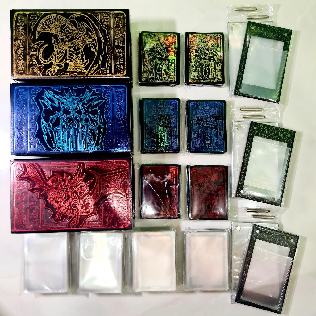 [Đặc biệt] Tổng hợp phụ kiện yugioh từ hộp PGB1 Prismatic God Box (Sleeve/Khung/Box) - KONAMI ...
