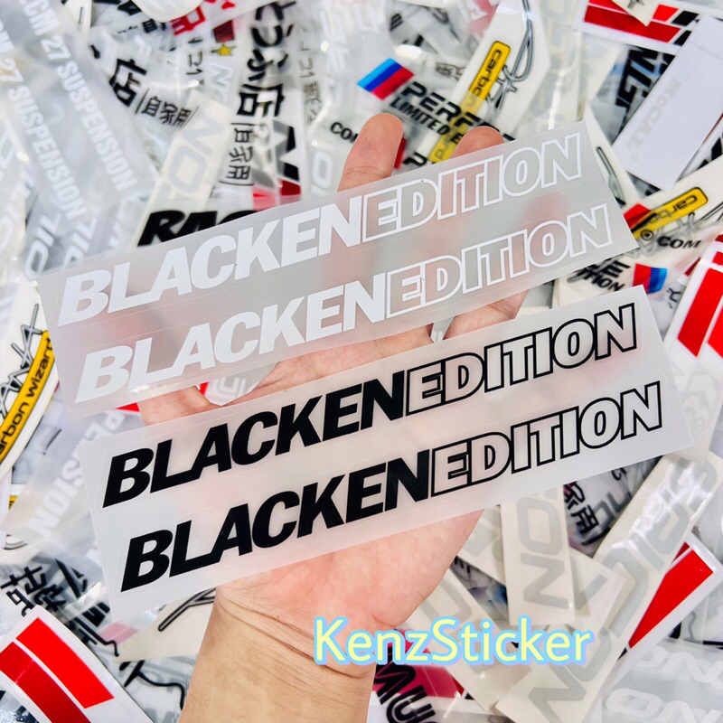 Tem Sticker Logo Chữ Blackenedition Decal In Siêu Trong Dán Trang Trí ...