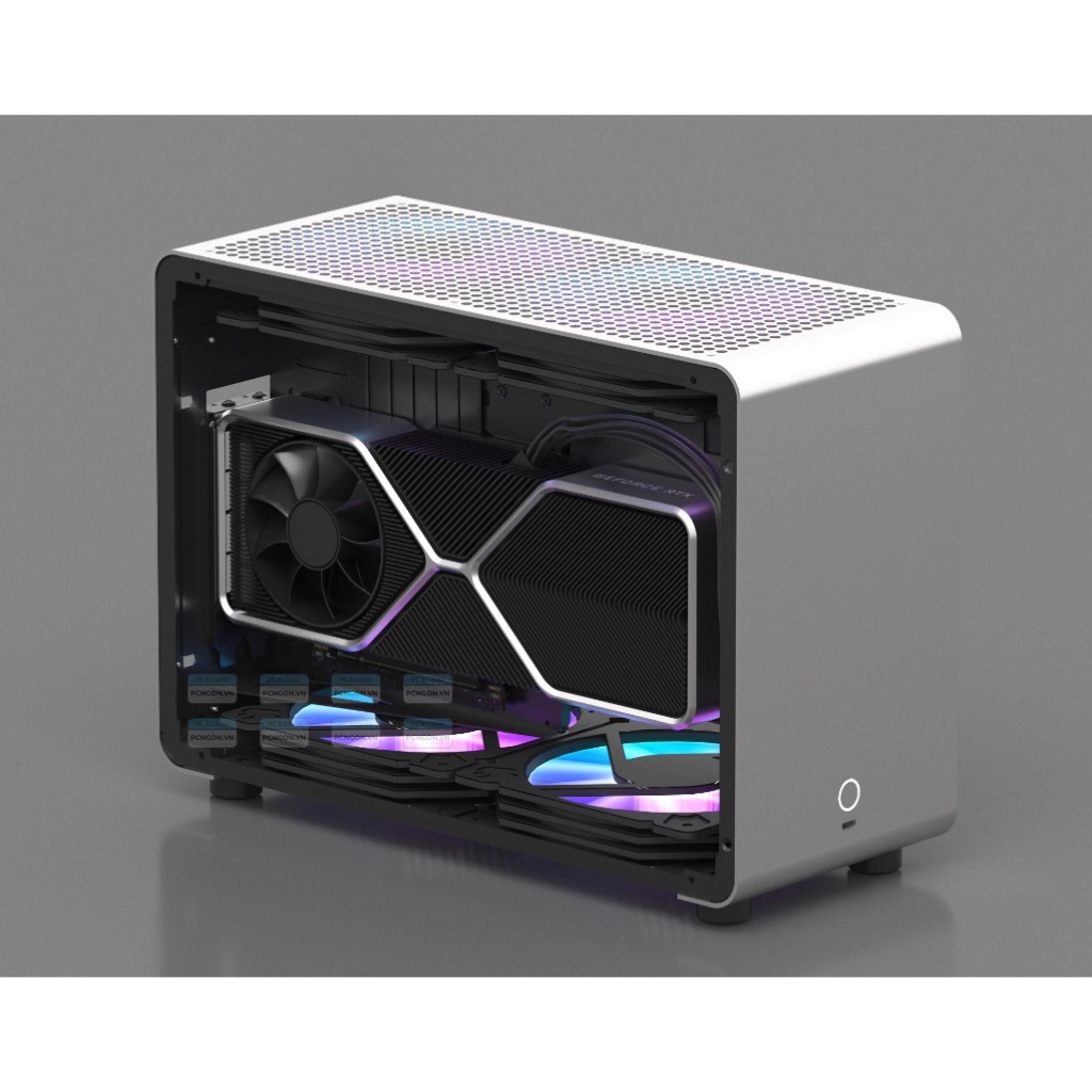 [PCNGON] Vỏ case máy tính Mini ITX GEEEK G1-Pro – Bạc | Shopee Việt Nam