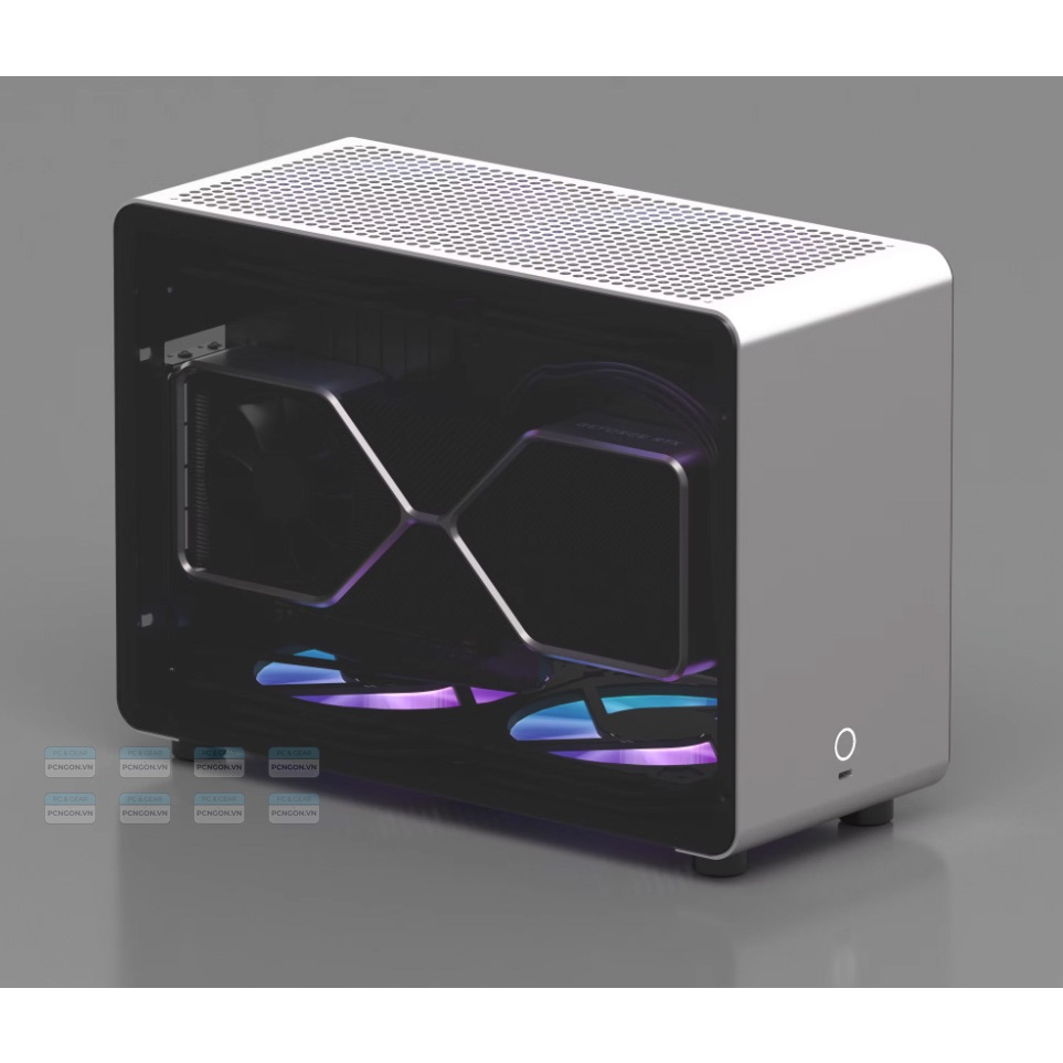 [PCNGON] Vỏ case máy tính Mini ITX GEEEK G1-Pro – Bạc | Shopee Việt Nam