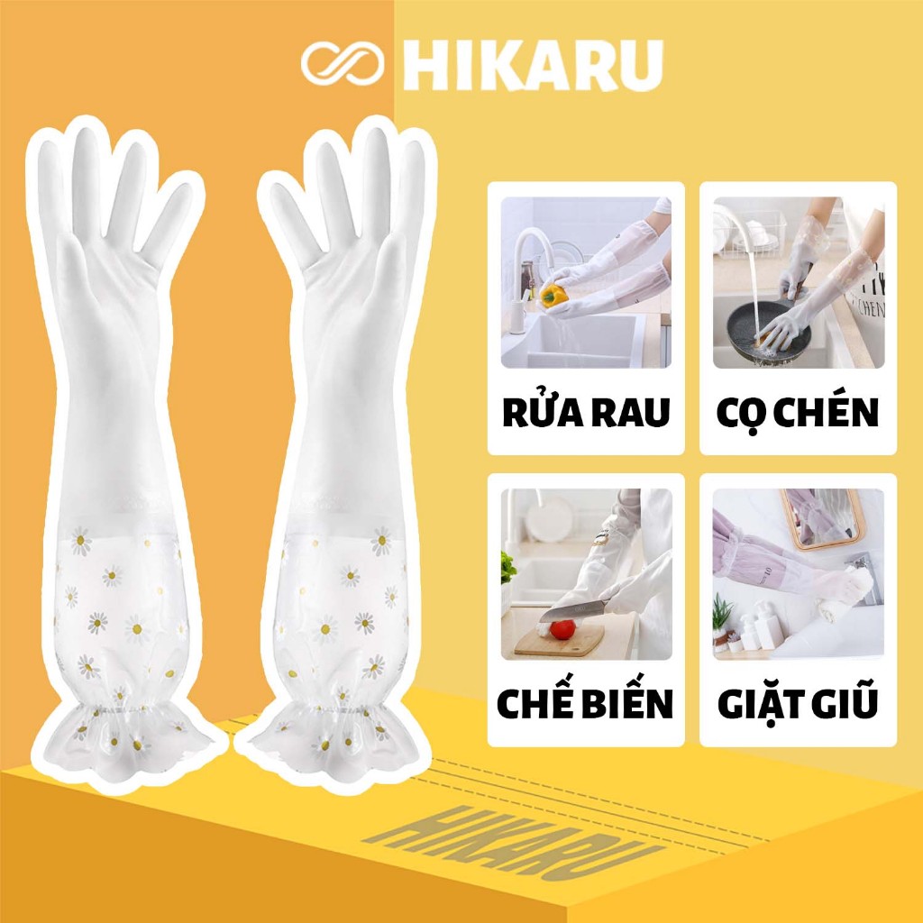 Găng Tay Cao Su Rửa Chén Bát (Siêu Dai Chít Tay) Rửa Bát Dọn Dẹp Siêu ...