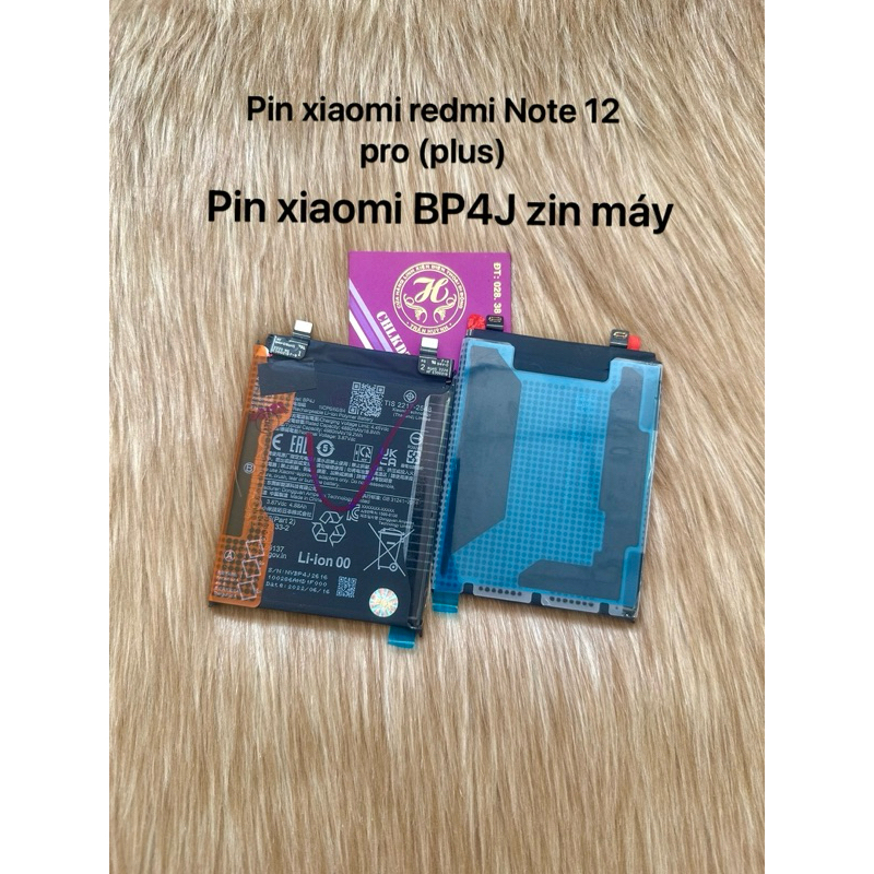 Pin xiaomi redmi note 12 pro plus : BP4J zin | Shopee Việt Nam