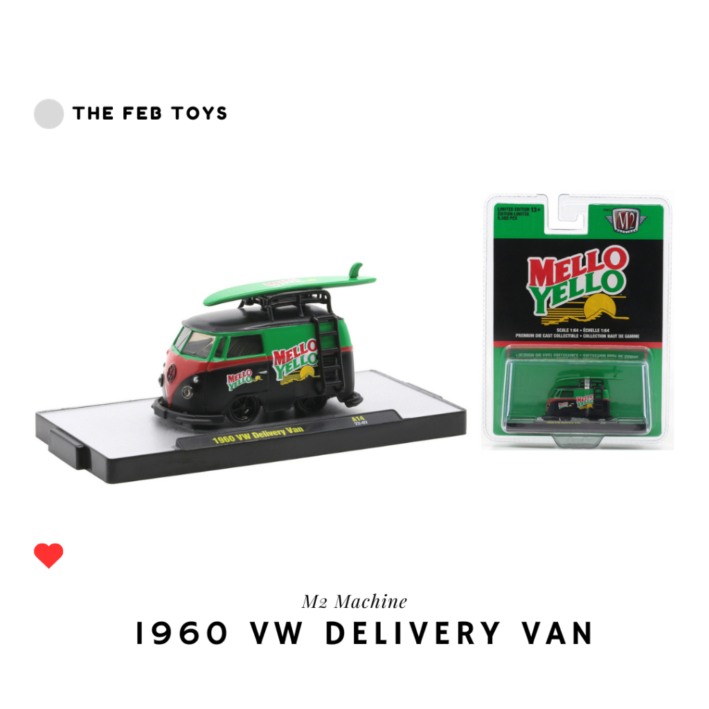 Mô Hình Xe M2 Machine - 1960 VW DELIVERY VAN x Mello Yello | Shopee ...