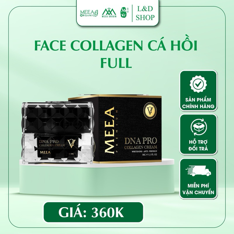 [Chính hãng] Kem Face Cá Hồi DNA Pro v2 Collagen MeeA Organic 30g ...