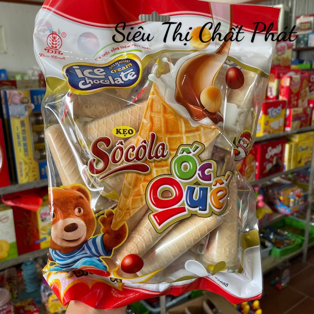 Kẹo Ốc Quế Socola Đức Hạnh 300g | Shopee Việt Nam