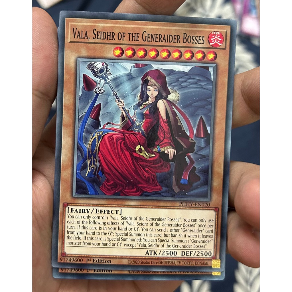 Thẻ bài Yugioh - Vala, Seidhr of the Generaider Bosses - Common ...