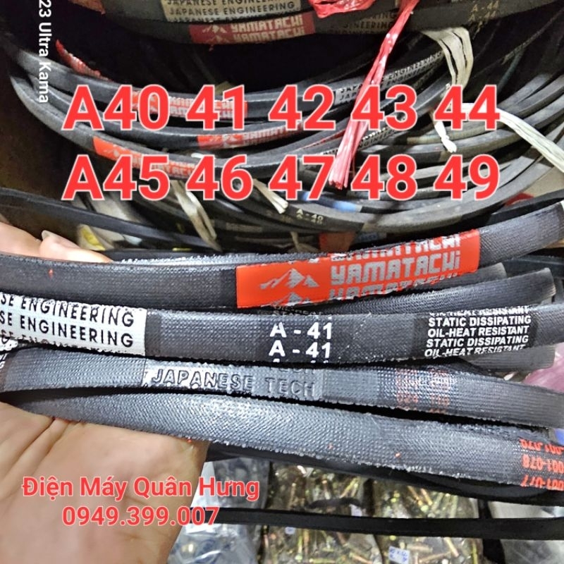 Dây curoa A40 A41 A42 A43 A44 A45 A46 A47 A48 A49 Yamatachi Japan Tech | Shopee Việt Nam