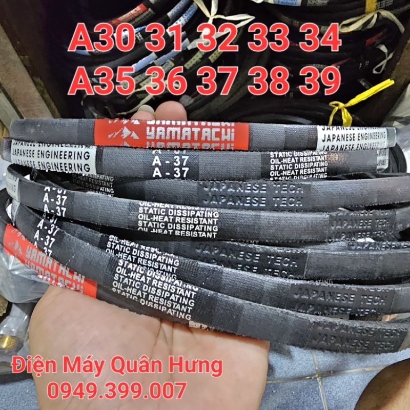 Dây curoa A30 A31 A32 A33 A33 A35 A36 A37 A38 A39 Yamatachi Japan Tech ...