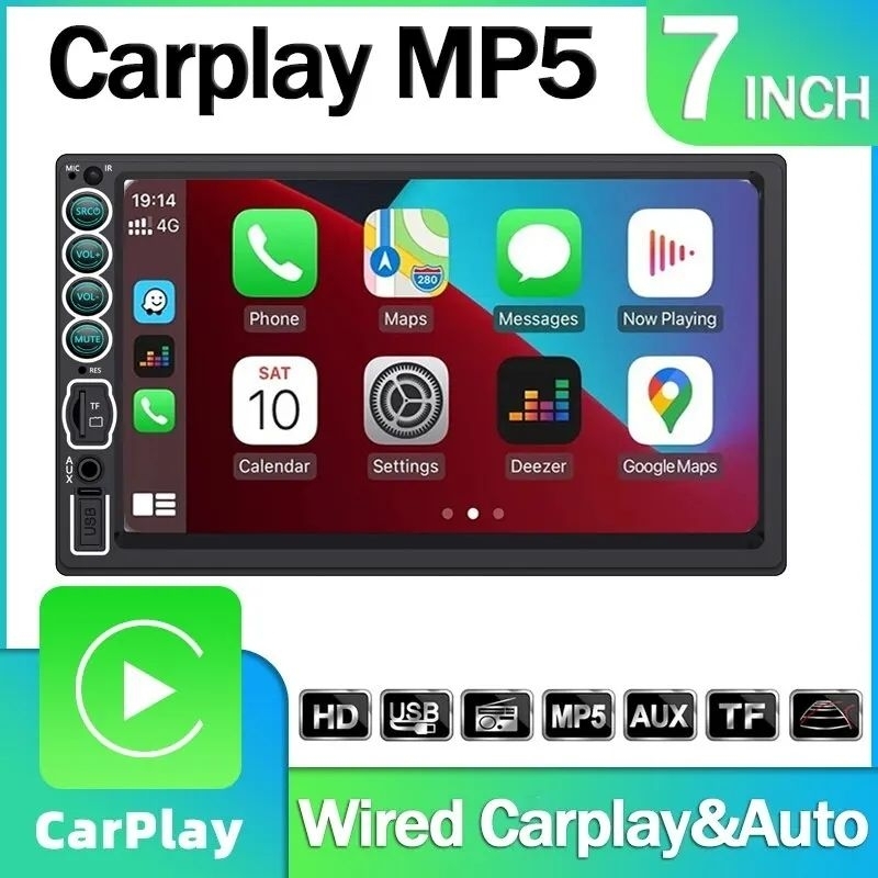 MÀN HÌNH Ô TÔ Đa Phương Tiện MP5 C Carplay Android Xe Ô Tô USB ...