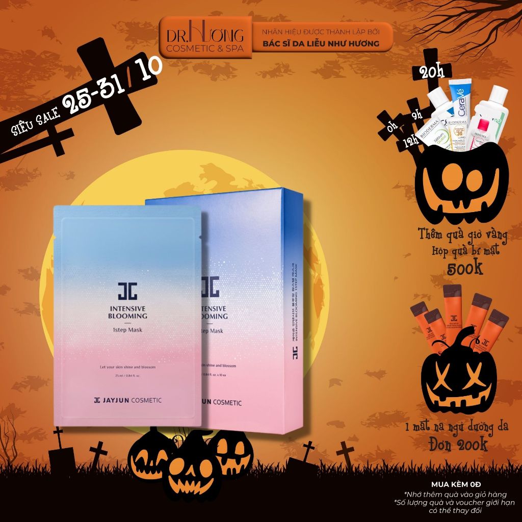 Mặt Nạ Dưỡng Trắng Da Chiết Xuất Hoa Anh Đào INTENSIVE BLOOMING 1 STEP ...