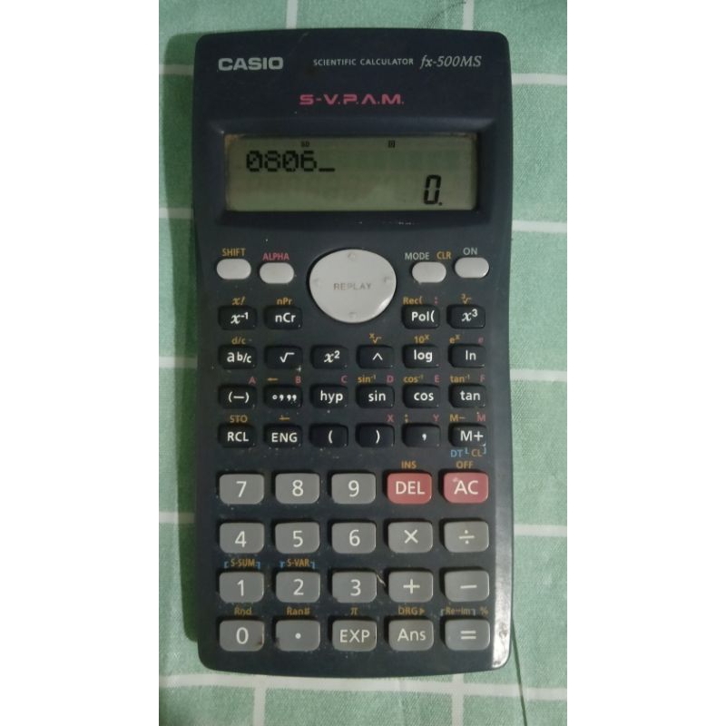 MÁY TÍNH CASIO FX-500ms (đọc kĩ mô tả) | Shopee Việt Nam