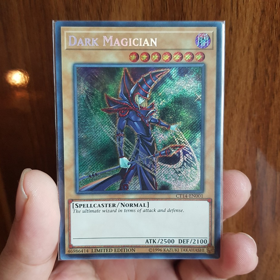 Lá thẻ bài Dark Magician - CT14-EN001 - Secret Rare Limited Edition ...