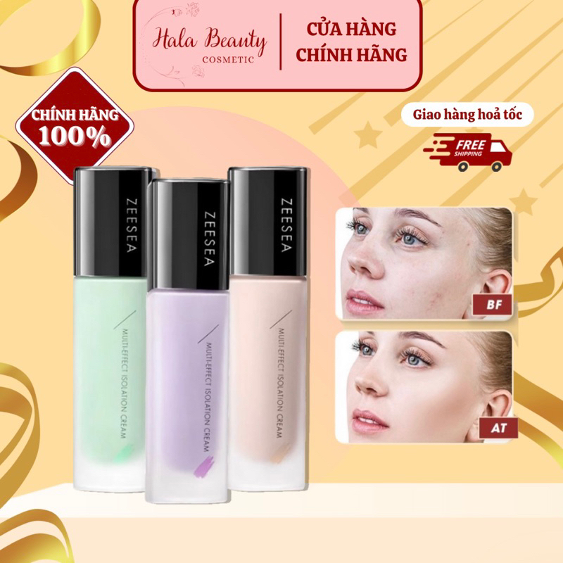 ZEESEA - Kem Lót Kem Chống Nắng Zeesea 30g Trang Điểm Kiềm Dầu Nâng Tone Dưỡng Ẩm Che Lỗ Chân ...