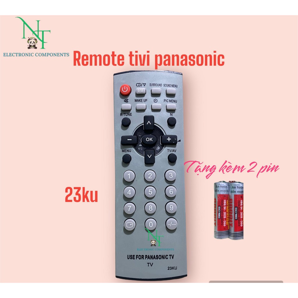Remote điều khiển tivi Panasonic đời cổ màn hình lồi . Đồ bấm tivi ...