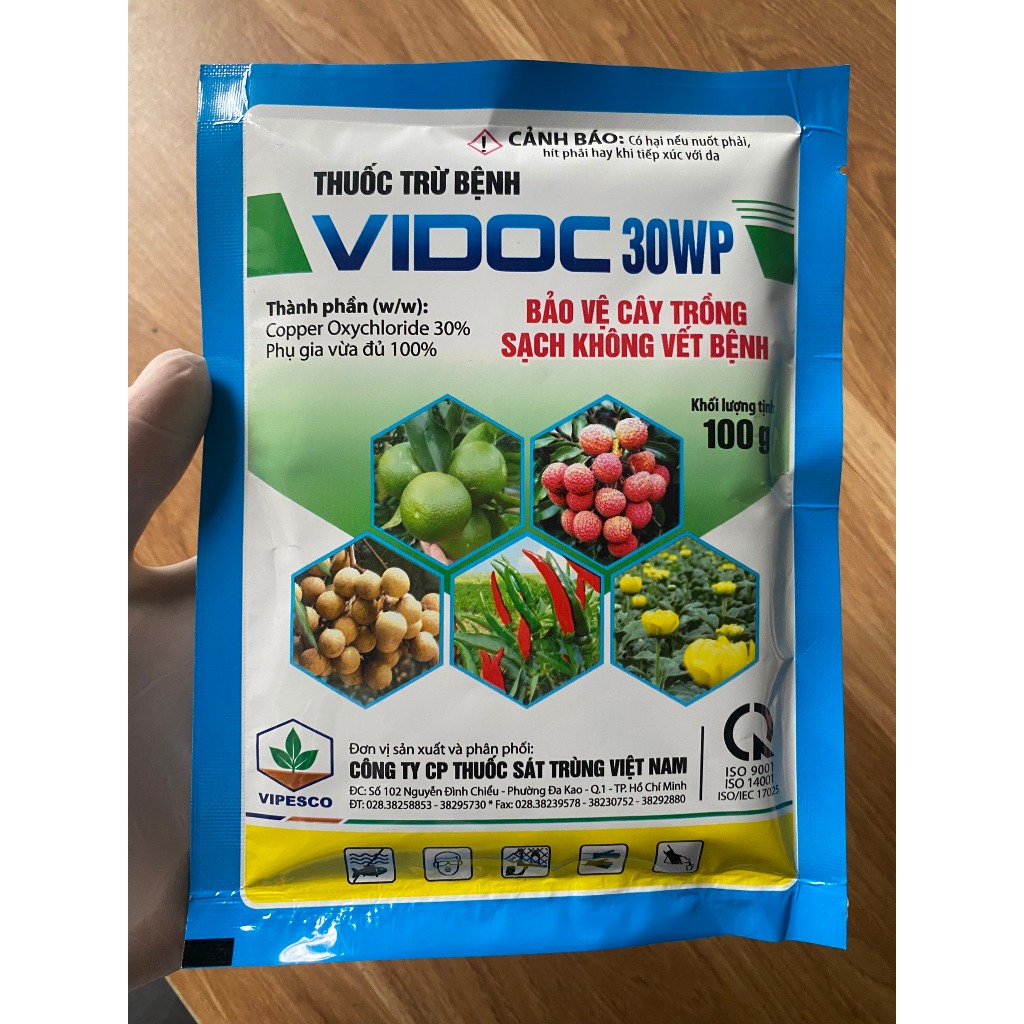 Thuốc trừ bệnh cho cây trồng ViDoc 30WP (Gốc Đồng) | Shopee Việt Nam