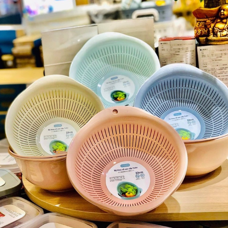 Bộ Thau Rổ Nhựa Cao Cấp 3 Size 23-30-35cm YOKO Inochi, Bộ Rổ Chậu Rửa ...