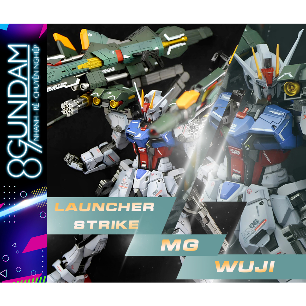 Mô Hình Lắp Ráp Gundam MG GAT-X105 Launcher Strike Wuji (tặng kèm decal ...