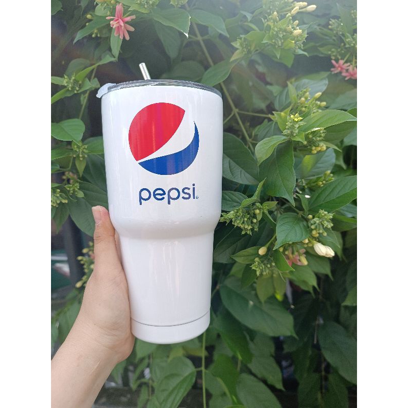 Ly giữ nhiệt inox 900 ml Pepsi kèm ống hút inox | Shopee Việt Nam