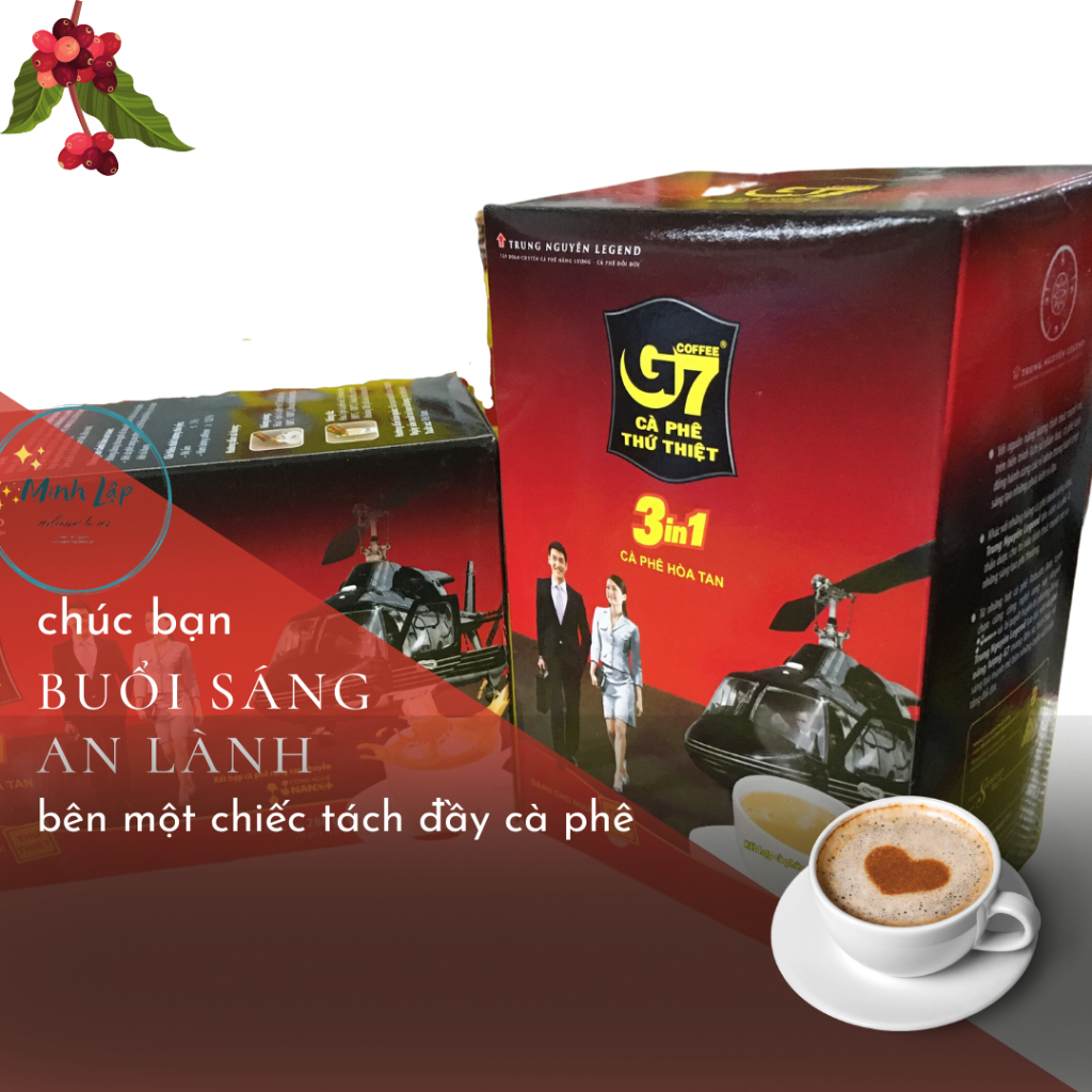 Cà Phê Sữa Hòa Tan G7 3in1 hộp 18 gói x 16gr - Trung Nguyên | Shopee Việt Nam