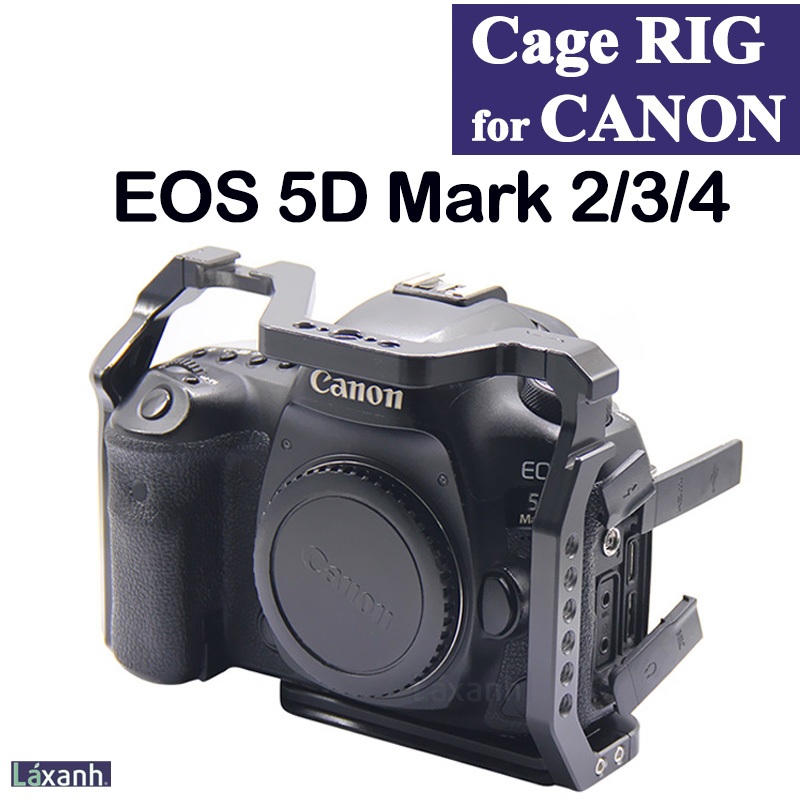 CANON EOS 5DII 5DIII 5DIV | Khung bảo vệ rig cage treo phụ kiện máy ảnh CANON EOS 5D2 5D3 5D4 5D ...