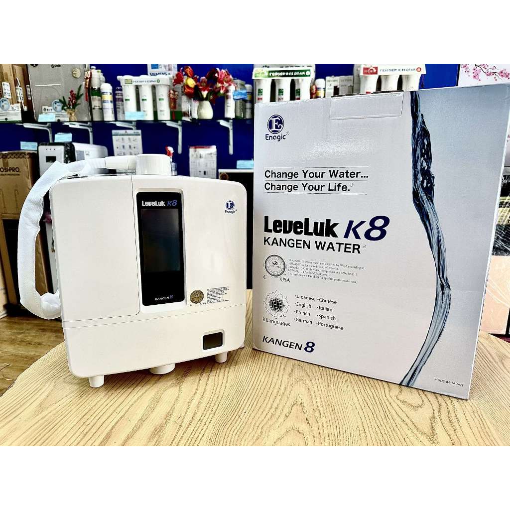 Máy lọc nước ION Kiềm Kangen Leveluk K8, 8 tấm điện cực Titanium, 7 loại nước pH 2.5 - 11.5 ...