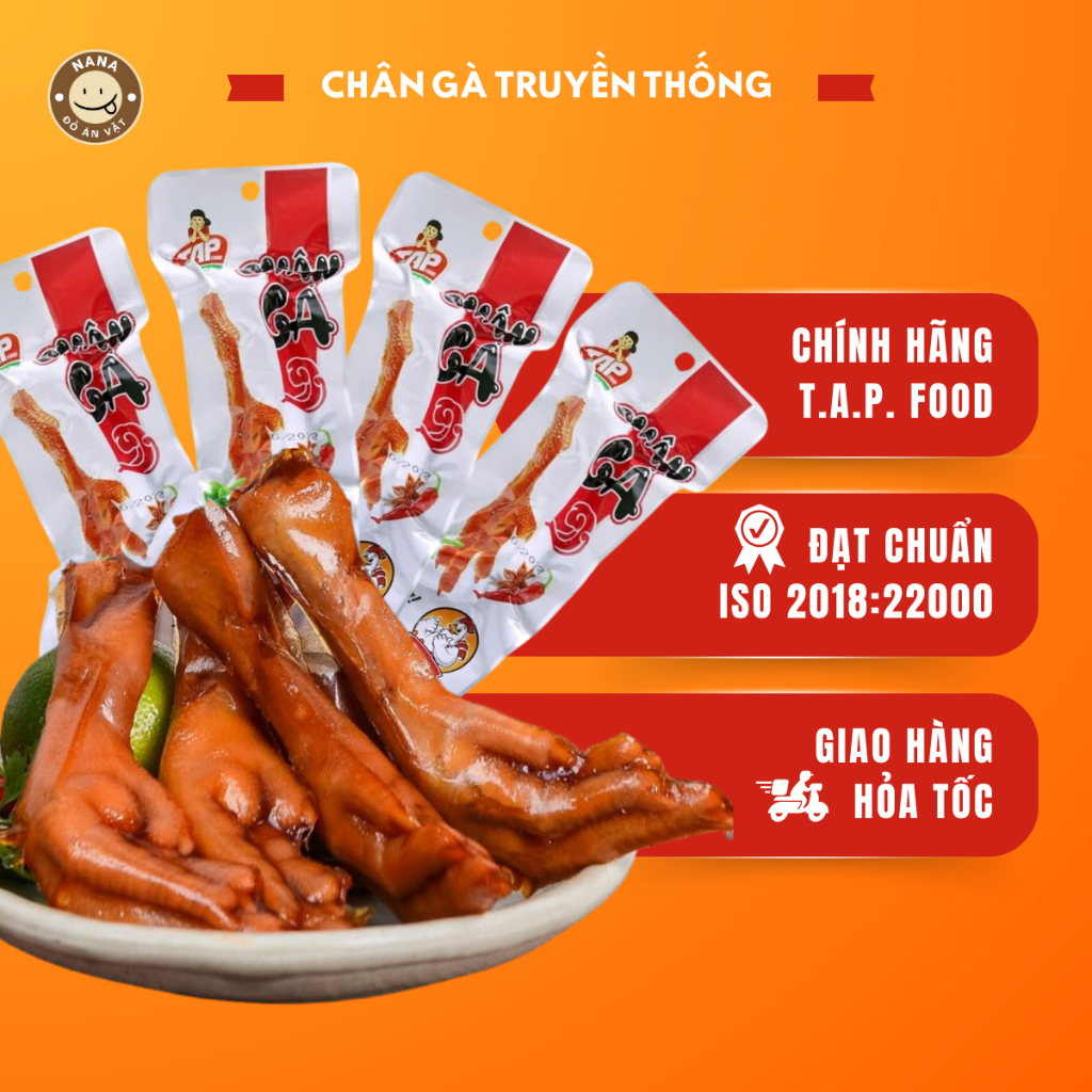 [Combo 20 Loại To 50g] Chân Gà TAP FOOD Giòn Dai Thơm Ngon Đảm Bảo An ...