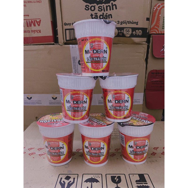 Mì Cốc Modern Thương hiệu Acecook Vị lẩu thái tôm 65g | Shopee Việt Nam