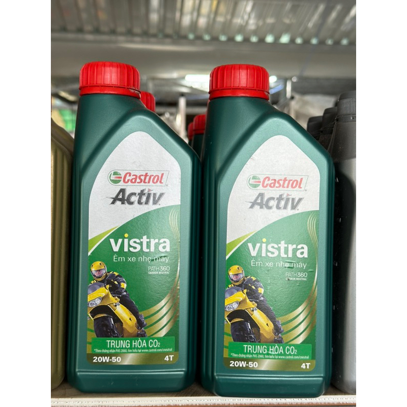 Nhớt Castrol Activ Vistra 20w50 xe máy ( Chính Hãng 100%) | Shopee Việt Nam