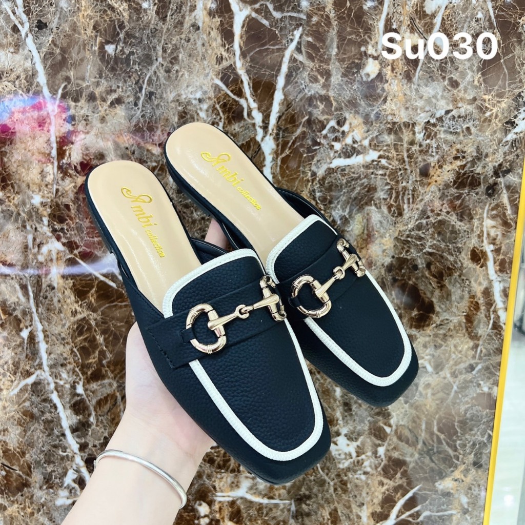 Giày sục nữ mũi vuông - SU030 | Shopee Việt Nam