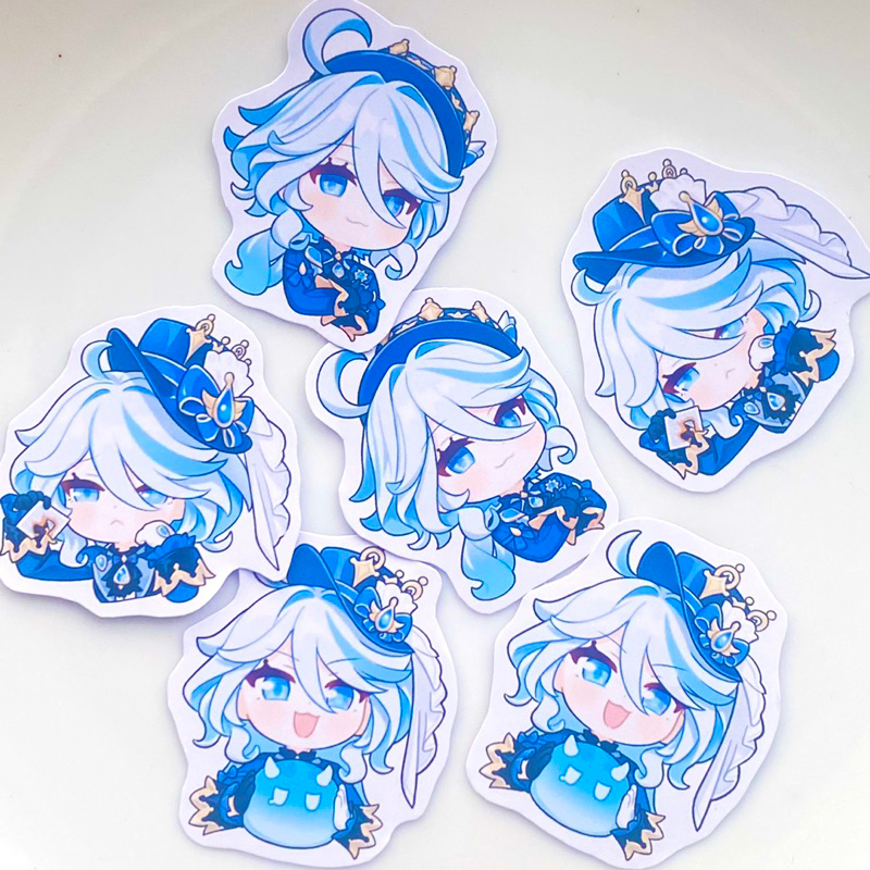 Set Sticker Furina Genshin Impact trang trí sổ tay | Shopee Việt Nam
