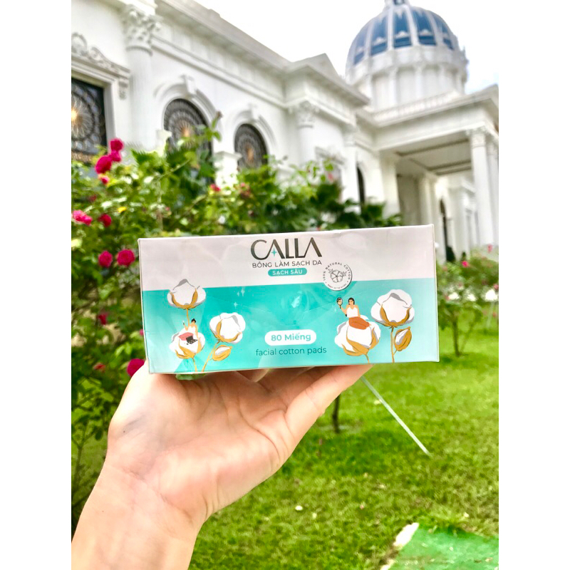 Bông tẩy trang Calla 150 miếng , 180 miếng / hộp | Shopee Việt Nam