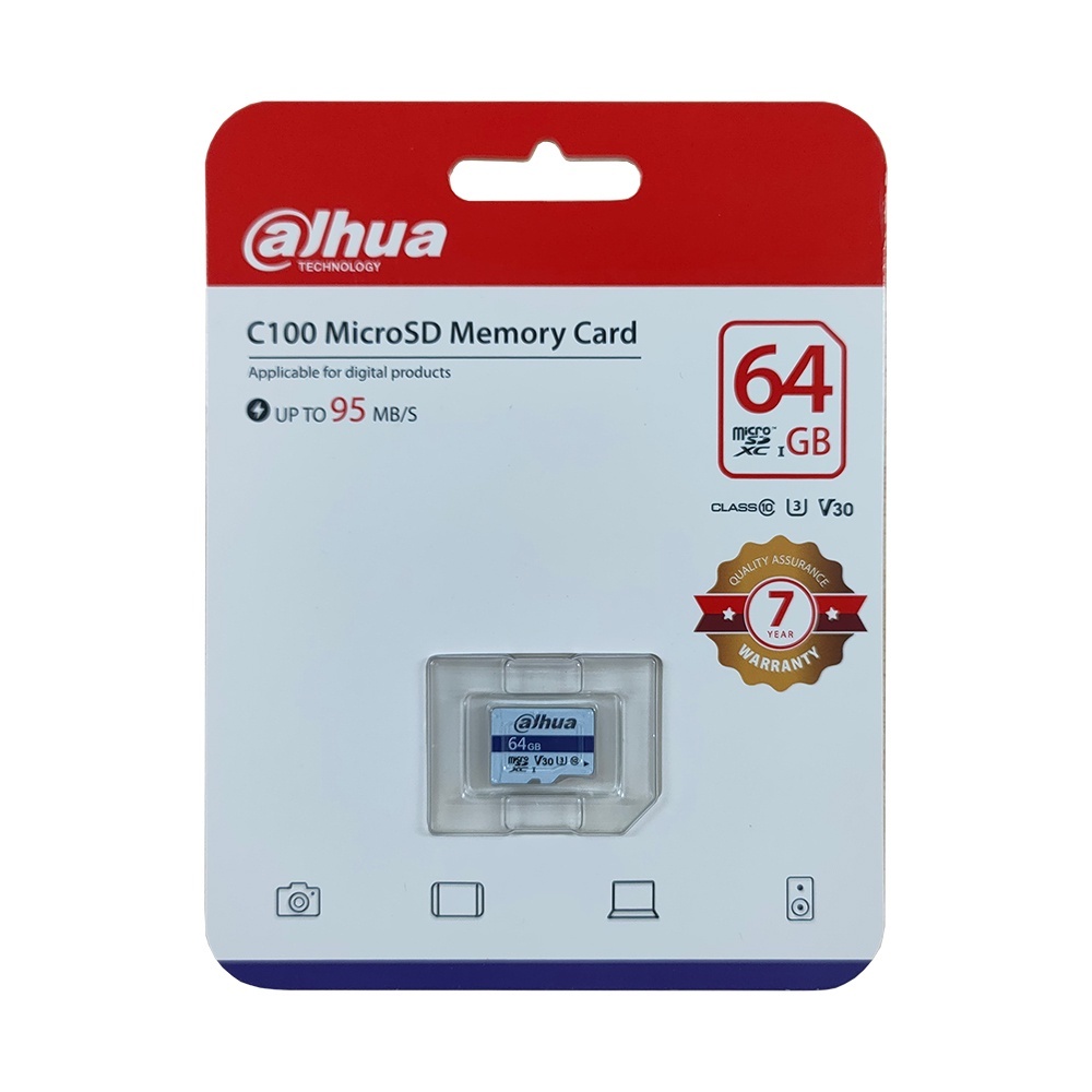 Thẻ nhớ Dahua 64GB Class 10 tốc độ 95MB/s bảo hành 7 năm | Shopee Việt Nam