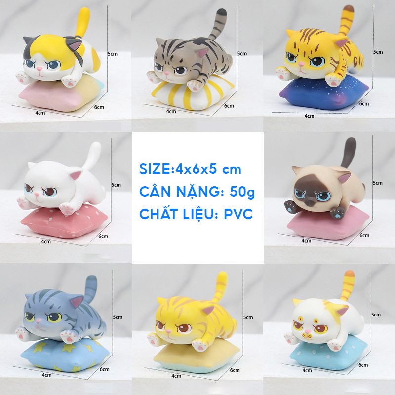 Mô Hình Mèo Bay Cute Dùng Trang Trí Tiểu Cảnh, Decor Bàn Làm Việc ...