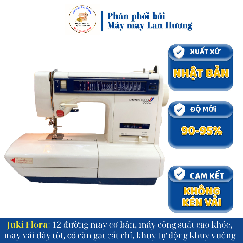 Máy may Nhật, máy khâu, máy may gia đình JUKI FLORA 5000,5300,5500 siêu ...
