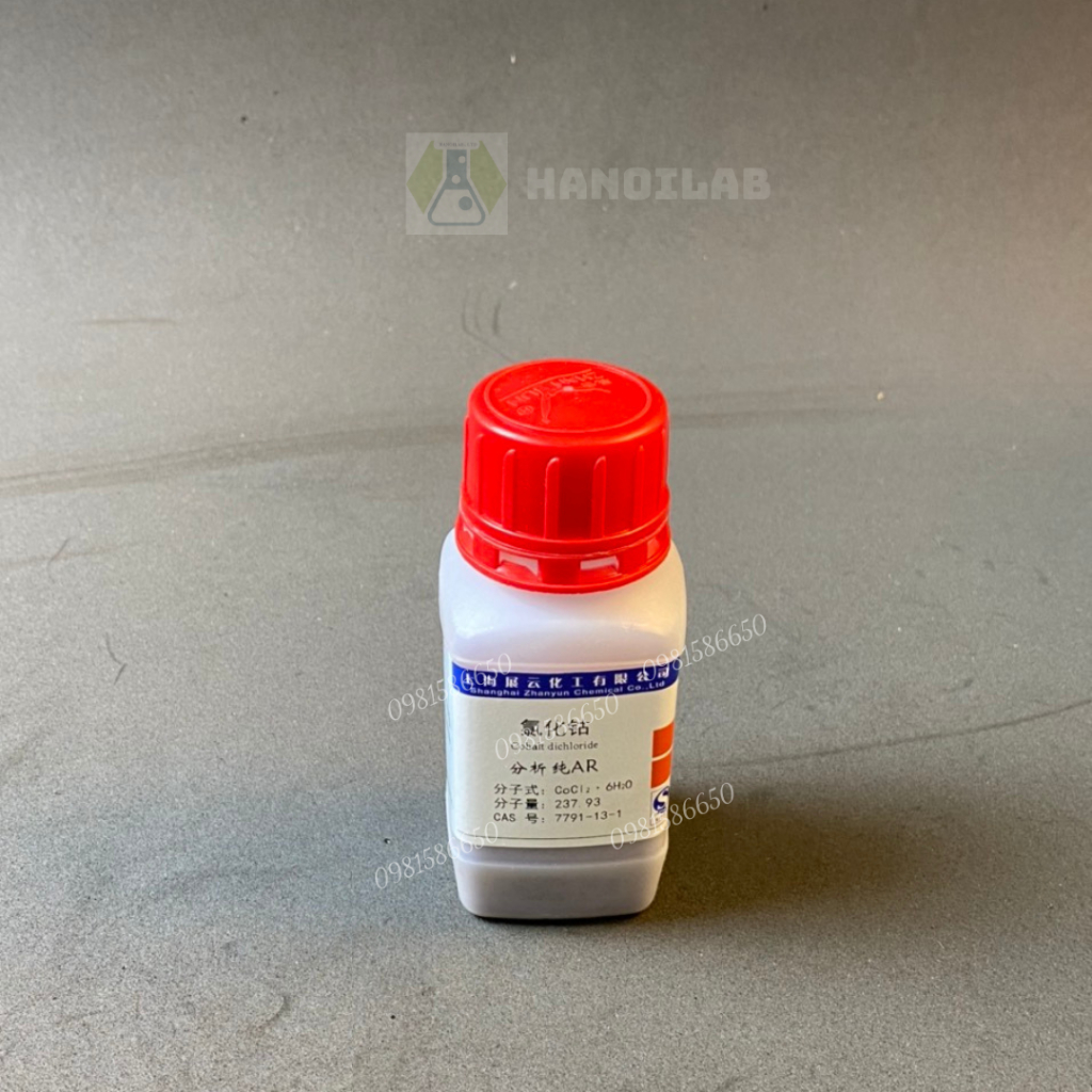 Hóa Chất Cobalt dichloride, CoCl2.6H2O, Cas 7791-13-1, 100g, ZHANYUN ...