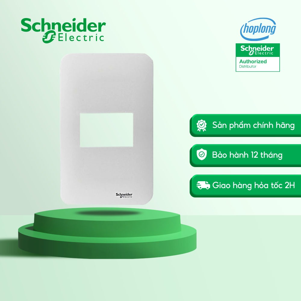 Mặt cho 1 thiết bị Schneider FG1051_WE - S-Flexi - size S - Trắng - 1 ...