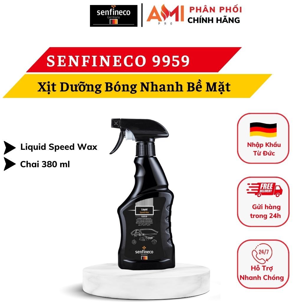 Xịt Dưỡng Bóng Nhanh Bề Mặt Cao Cấp Senfineco 9959 | Shopee Việt Nam