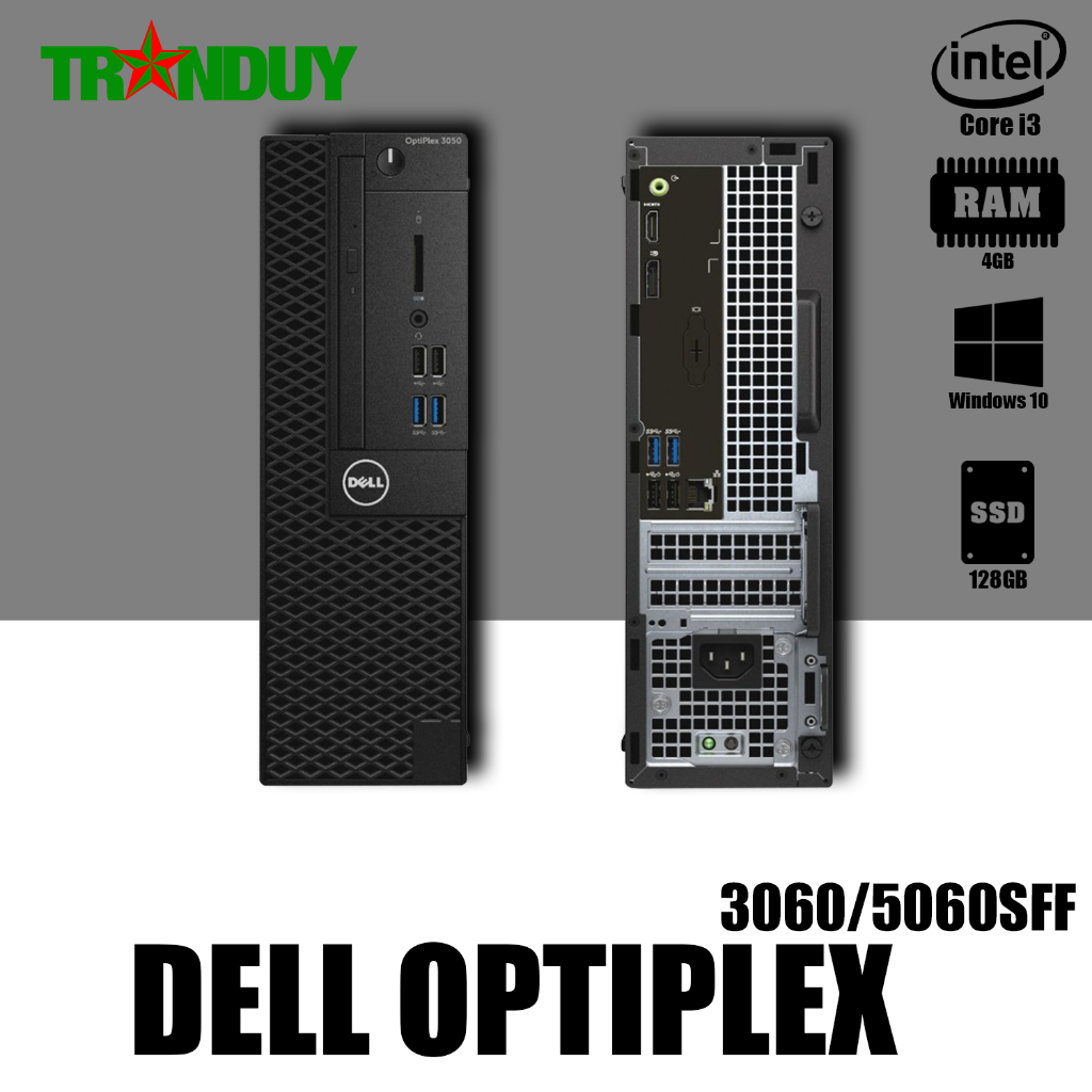 DELL OPTILEX 3060(2 khe ram)/5060(4 khem ram)SFF CHẠY CPU THẾ HỆ 8-BH ...