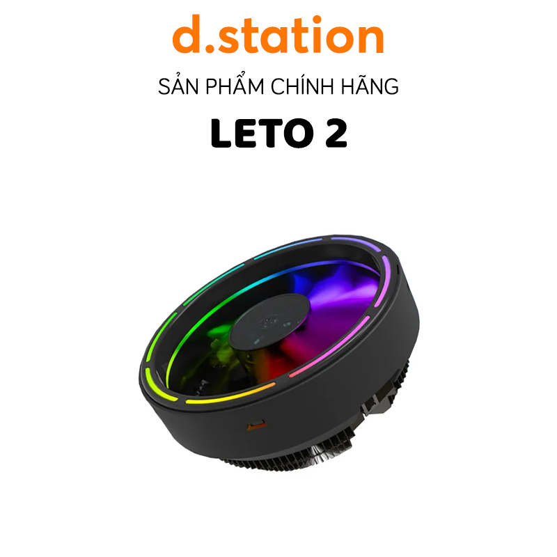 Quạt tản nhiệt Cpu 775/1155/1151/AMD for Game LETO 2 - RGB - Fan CPU - Hàng chính hãng | Shopee ...