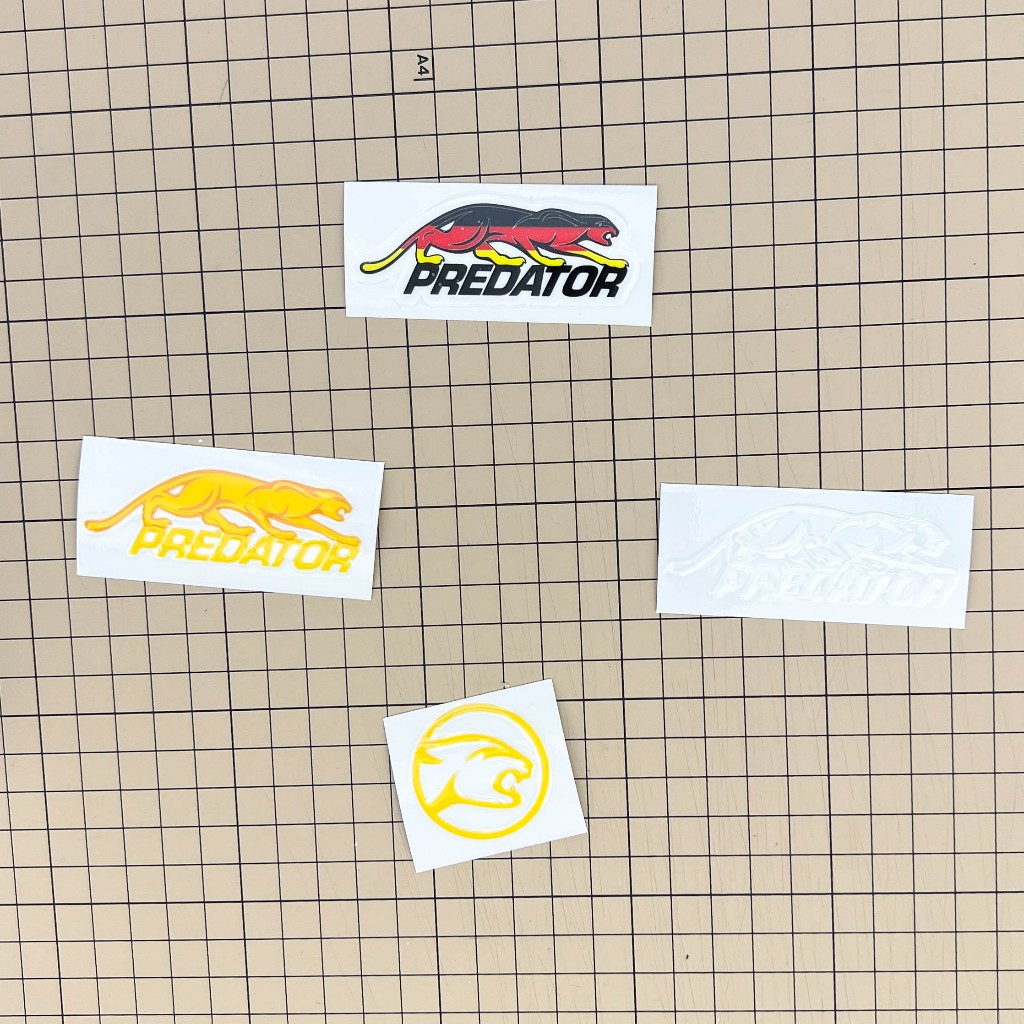 Sticker, tem dán, hình dán thương hiệu bida, billard trang trí bao cơ ...