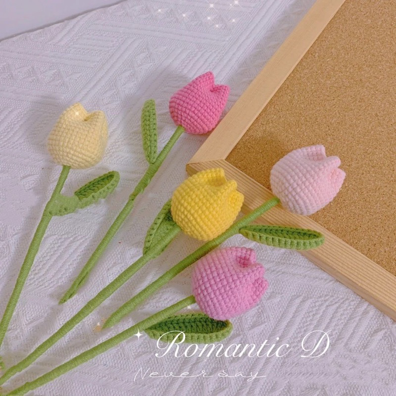 Hoa tulip len | Shopee Việt Nam