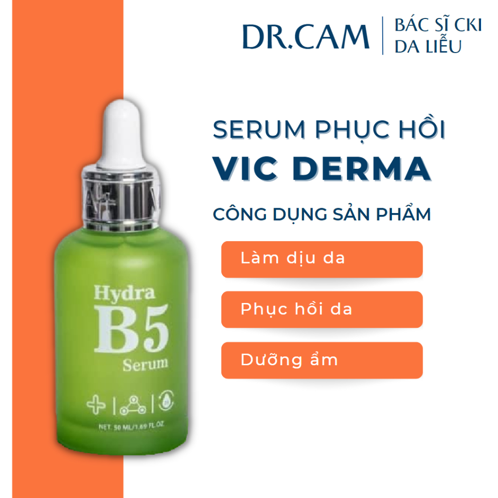 [NHẬP KHẨU CHÍNH HÃNG] Serum B5 Vic Derma Hydra 50ml Tinh chất cấp ẩm ...