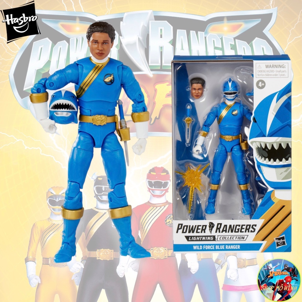 Mô Hình Power Ranger Lightning Collection Wild Force Blue Ranger Hasbro ...