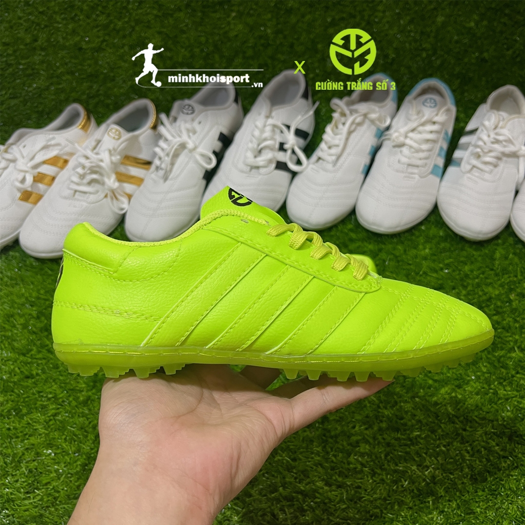 [TẶNG TẤT] Giày Đá Bóng CT3 bản Logo Mới chính chủ Cường Trắng Giày Đá ...