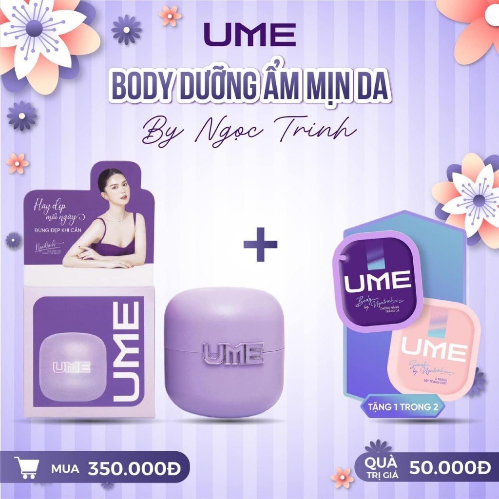 Kem dưỡng ẩm Lotion Body UME by NgocTrinh | Shopee Việt Nam