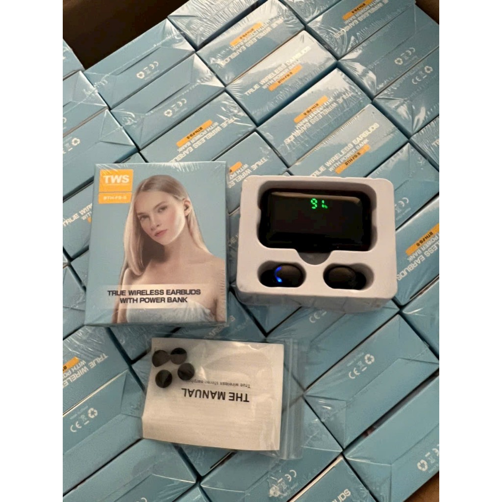 ai nghe bluetooth F9 TWS 5.0 bản Quốc tế không dây cảm ứng chống nước IPX5, chống ồn tích hợp ...