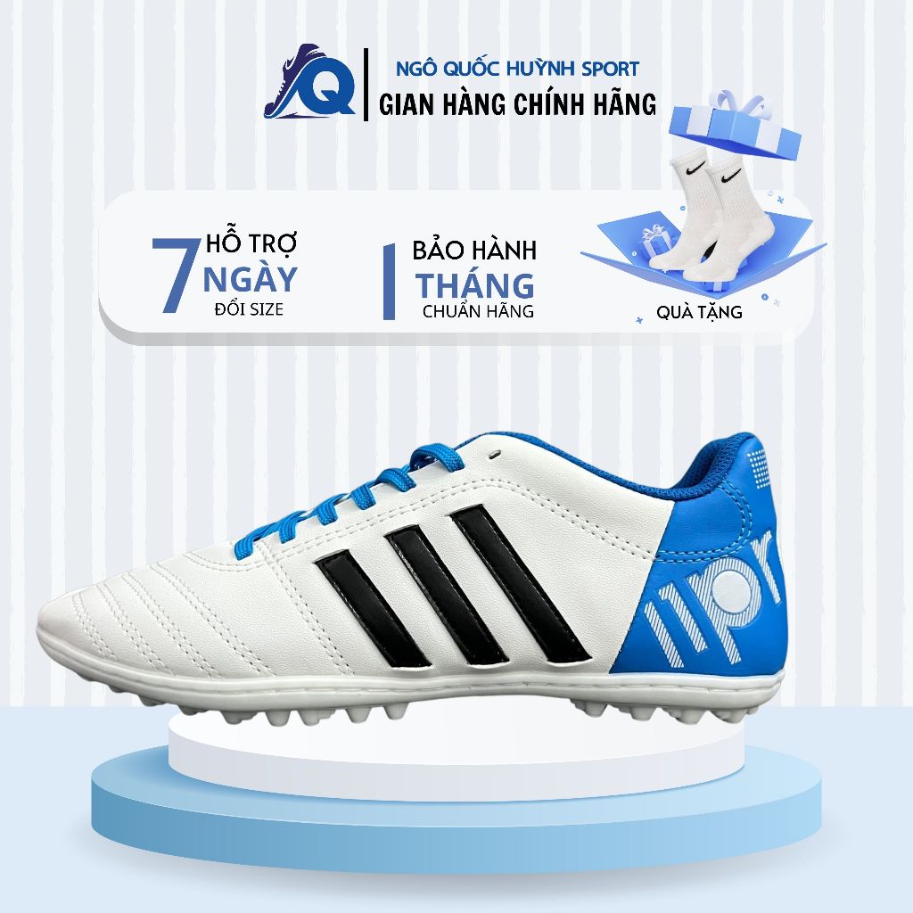 Giày đá bóng CT3 3 Sọc Toni Kroos 11 Pro gót da TF sân cỏ nhân tạo , đế ...